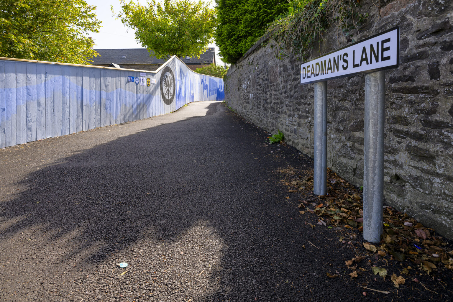 Lanark Community Development Trust - Work nears completion at Deadman's Lane
